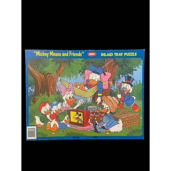 Disney | Games | Vintage Donald Duck Disney Tray Puzzle Disney ...
